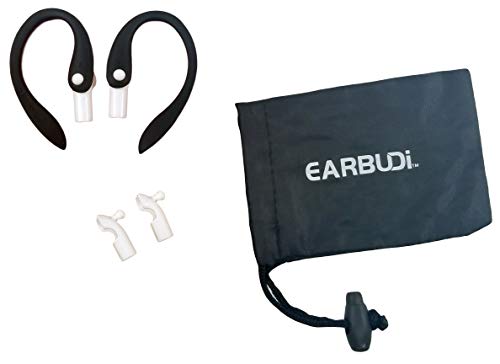 EARBUDi Earhooks Compatible with Your Wireless Apple AirPods | Black