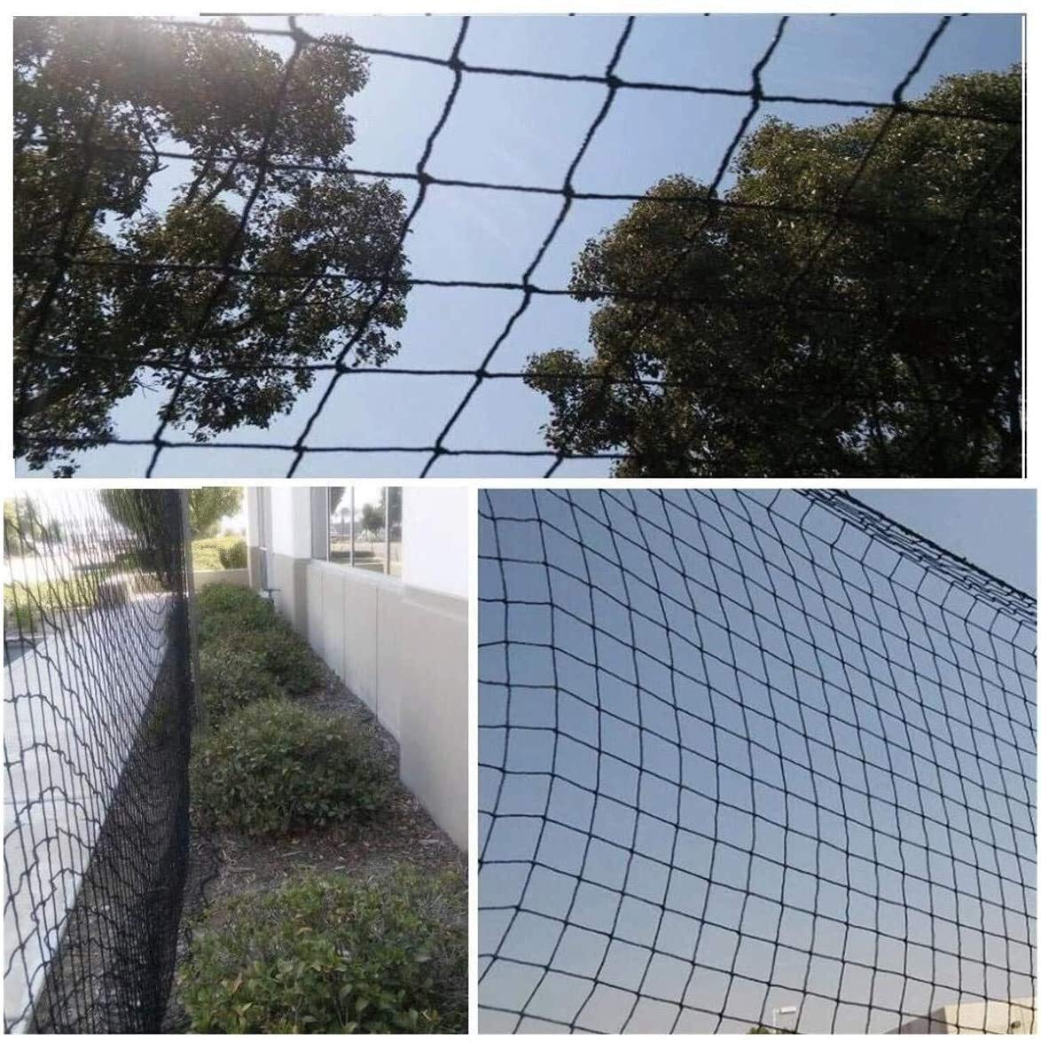 RZM Kids Safety Net Black, Climbing Frames Rope Net Children's Balcony Stair Railing Protective Net Pets Fence Anti-Falling Net Anti-Aging Child Safety Netting for Balcony (Size : 1 * 5m(3 * 16ft))