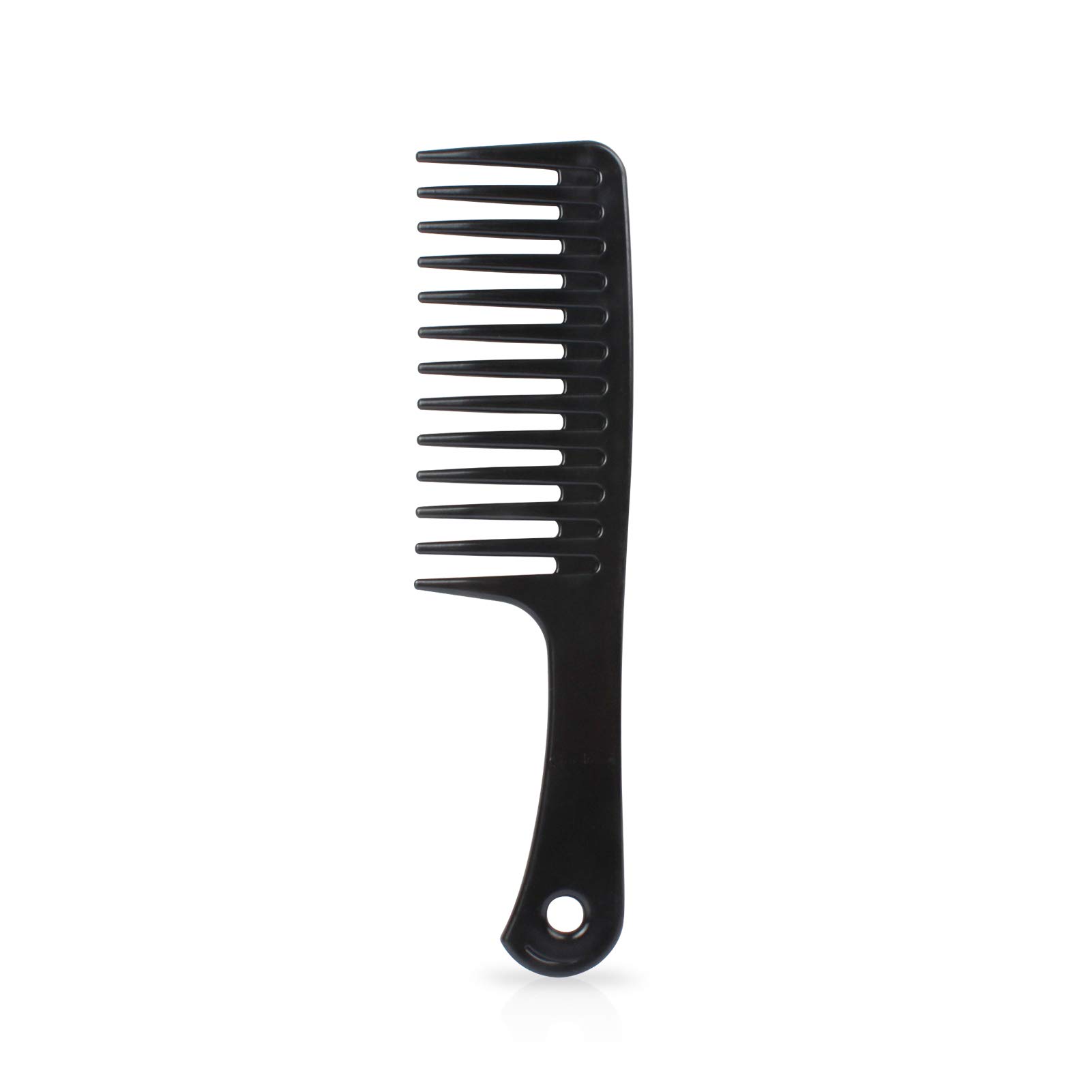 YEEPSYS Wide Tooth Comb for Curly Hair,Long Hair,Wet Hair,Detangling Comb, Hair Comb (Black)