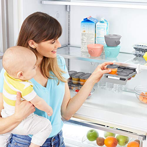 Skip Hop Baby Food Storage, Easy-Store 2oz. Containers, 3pack