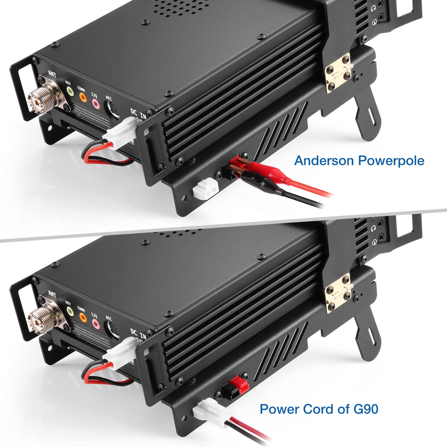Radioddity G90-H1 Bracket Holder Quiet Cooling Fan 2-in-1 for Xiegu G90
