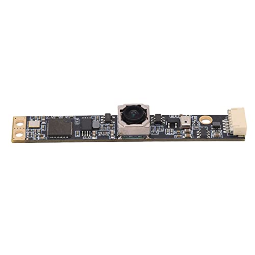 8MP Autofocus Camera Module, Drive Free 15FPS IMX179 HD Resolution Mini USB Camera Board 115 Degree Distortion Free Focus with Digital Microphone for Computer