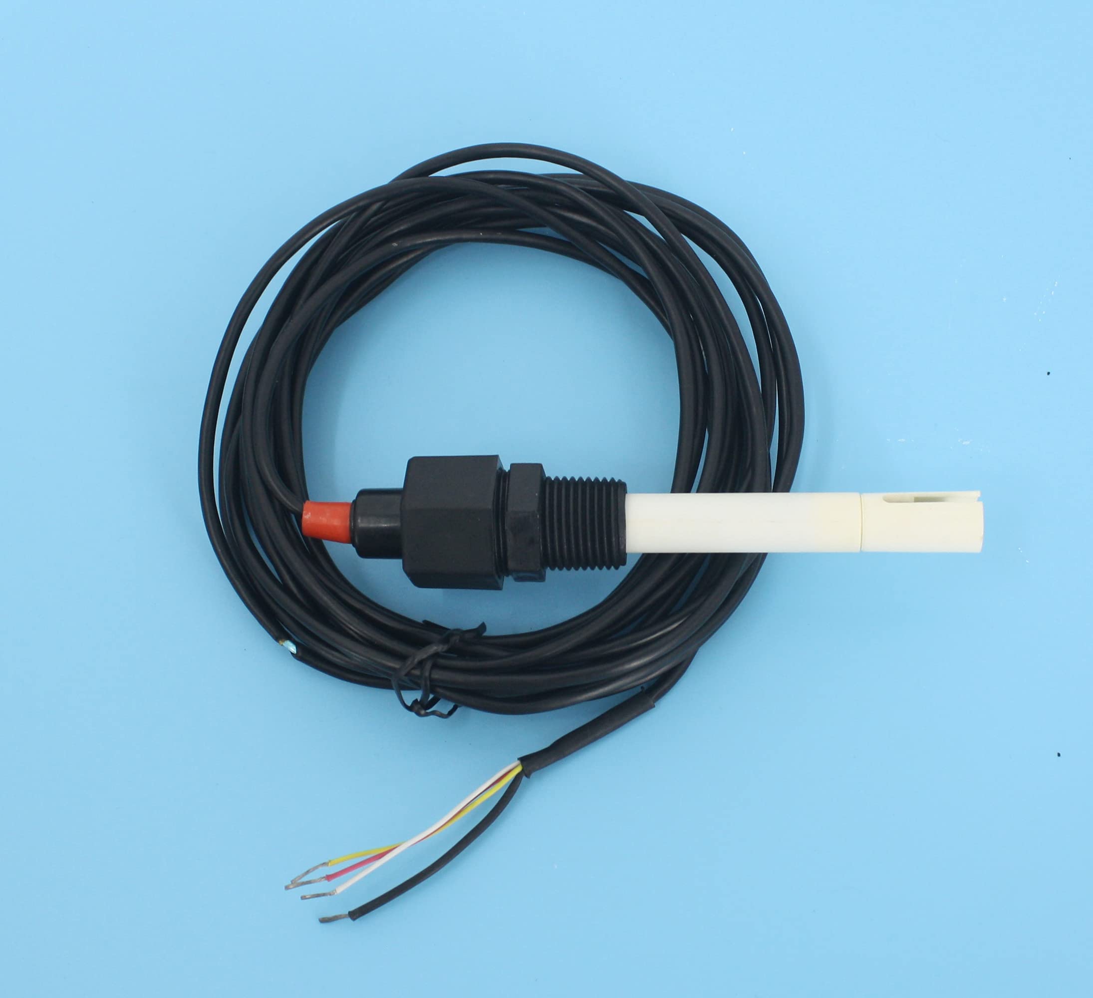 VGongTech Conductivity Monitor EC-500 Conductivity Tester Meter Electronic Micro Filter 0-9999uS with Plastic Electrode Pin&Plug