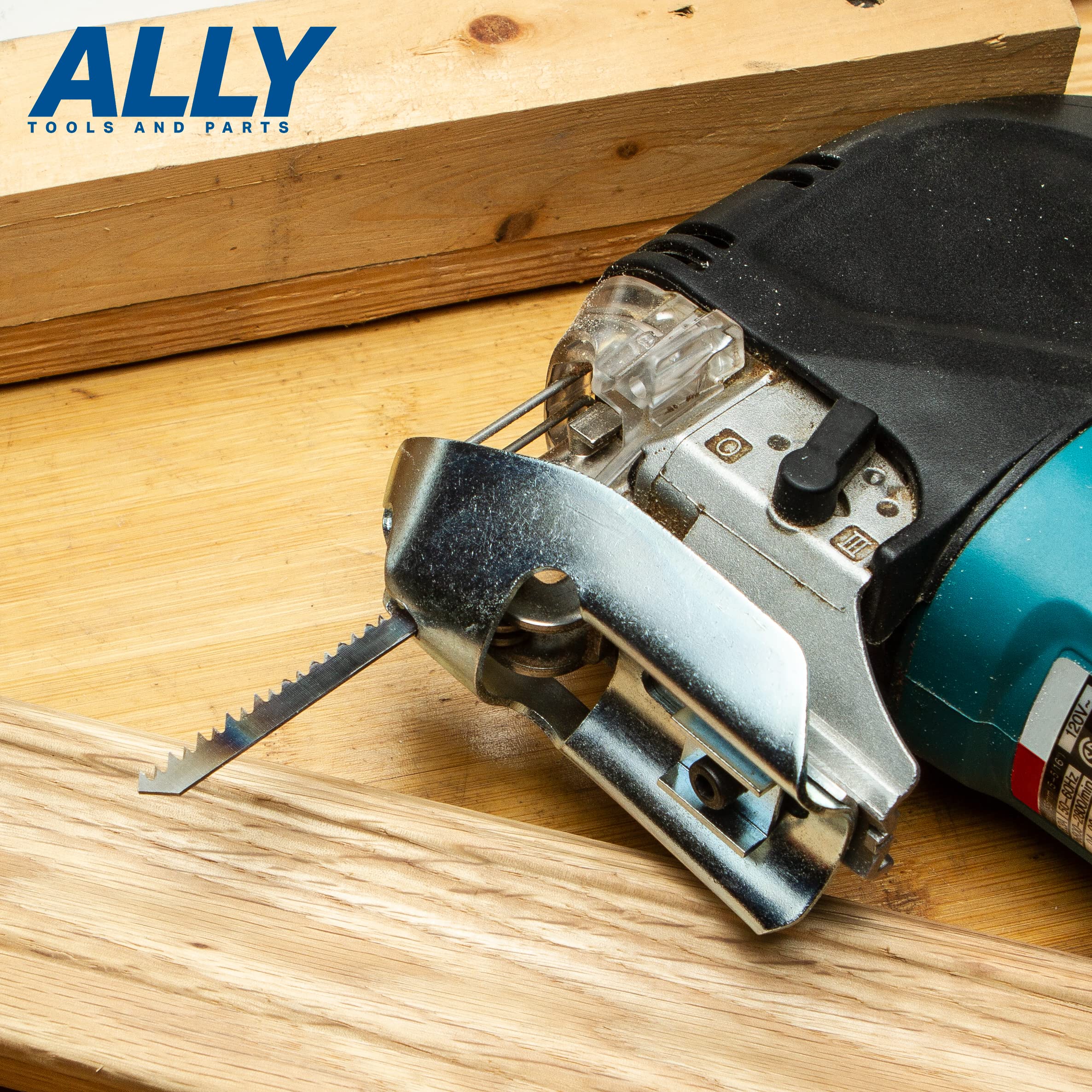 Ally Tools Coping Foot (2 Sets) for Jigsaw Attachment, Compatible with Most jigsaws, Allows Jigsaw to Bevel, Turn, and Pitch The Blade Without The Need for jigs or templates - Ideal for Contractors