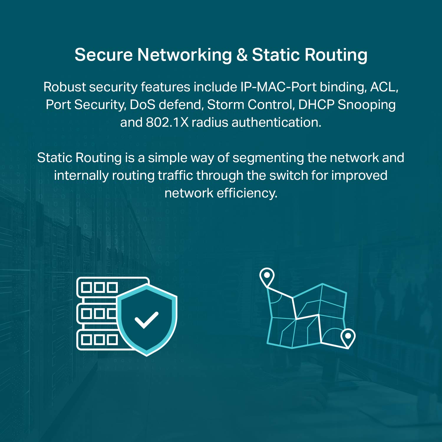 TP-Link TL-SG2008 V3 8 Port Gigabit Smart Managed Switch Omada SDN Integrated IPv6 Static Routing L2/L3/L4 QoS, IGMP & Link Aggregation 5 Year Manufacturer Warranty Powered By PoE