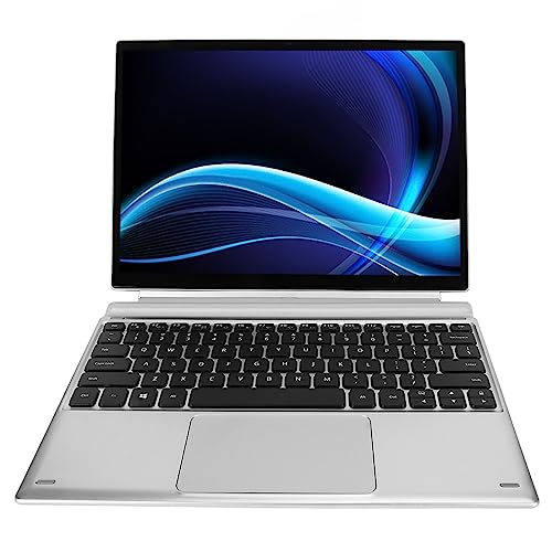 3K UHD Tablet, 12.3 Inch 2 in 1 Touchscreen Tablet Laptop, with J4125 Processor, with Magnetic Keyboard, BT5.0, WiFi for Win 10 (US Plug 8GB+512GB)