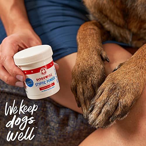 DOGSWELL Remedy+Recovery Styptic Blood Stopper Powder for Dogs & Cats 1.5 oz. Container