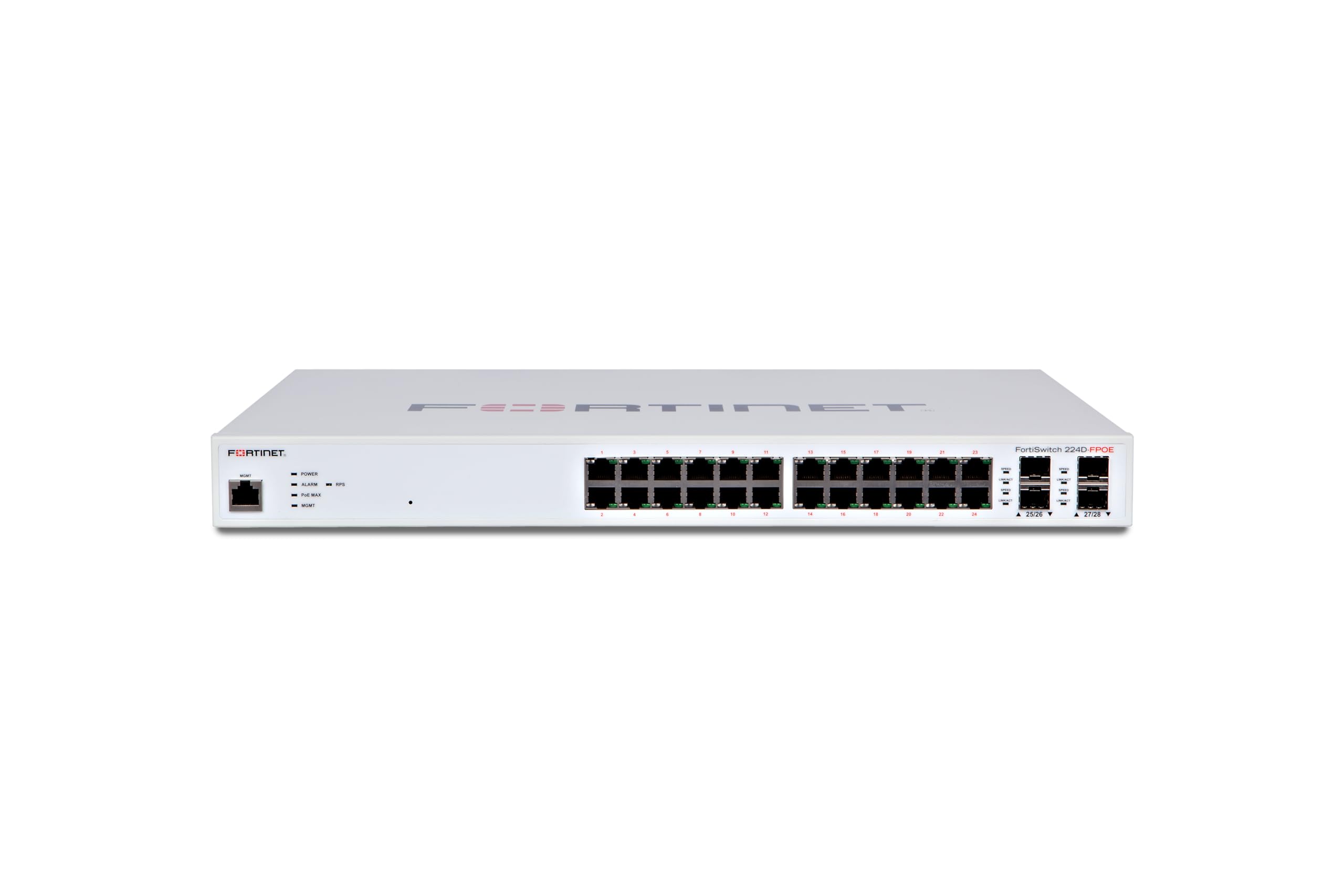 Fortinet FortiSwitch - 124F-POE L2+ Managed PoE Switch (FS-124F-POE)
