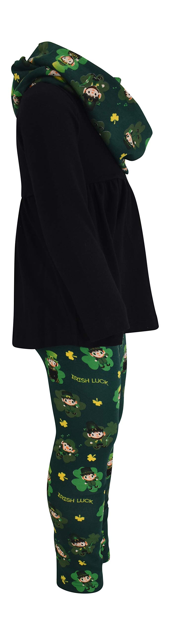 Unique Baby Girls St. Patrick's Day Leprechaun 3pc Legging Set (5)