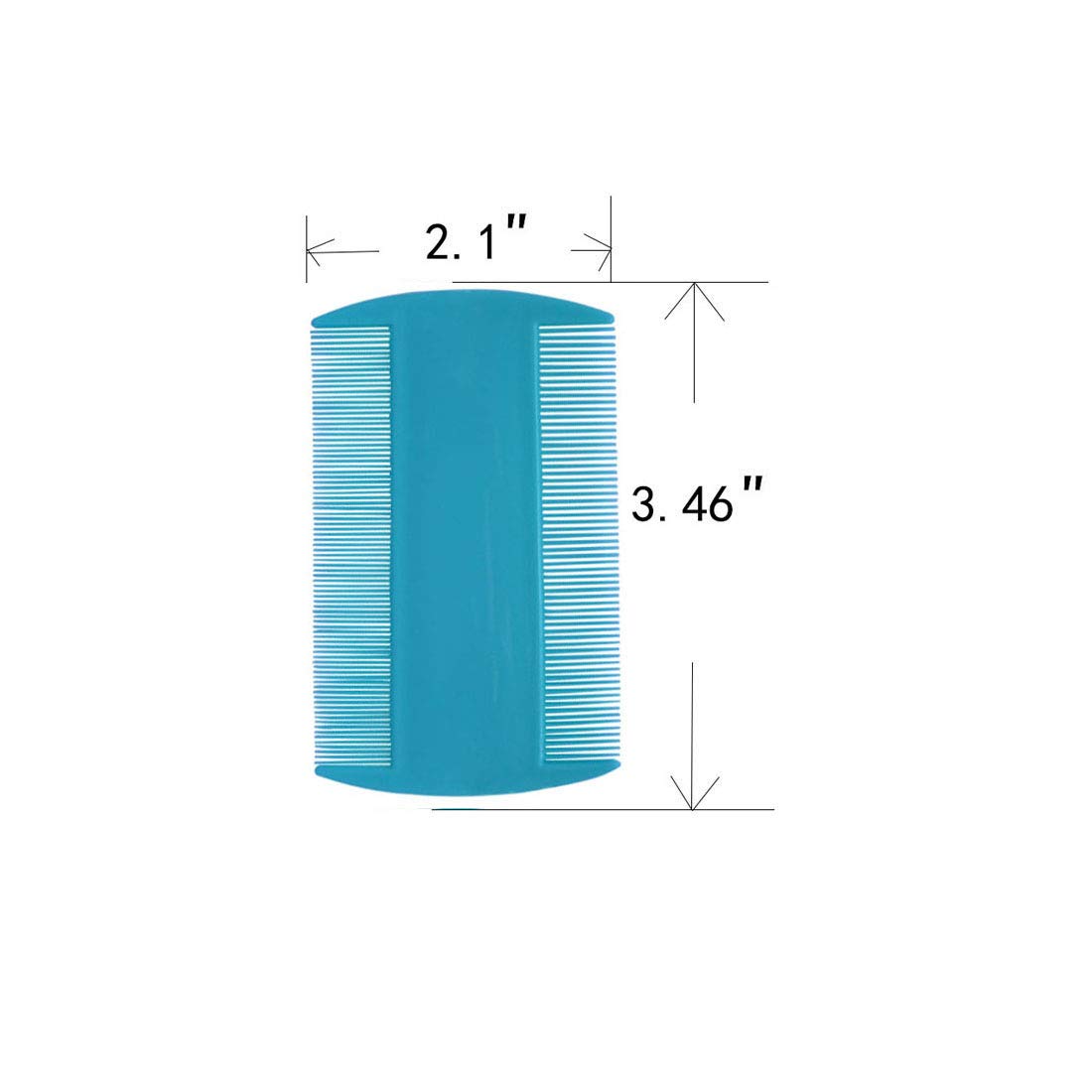 zYoung 4 Pcs Hair Comb Double Sided Fine Tooth Combs