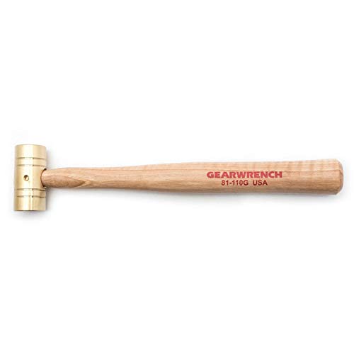 GEARWRENCH 8 oz. Brass Hammer with Hickory Handle - 81-110G
