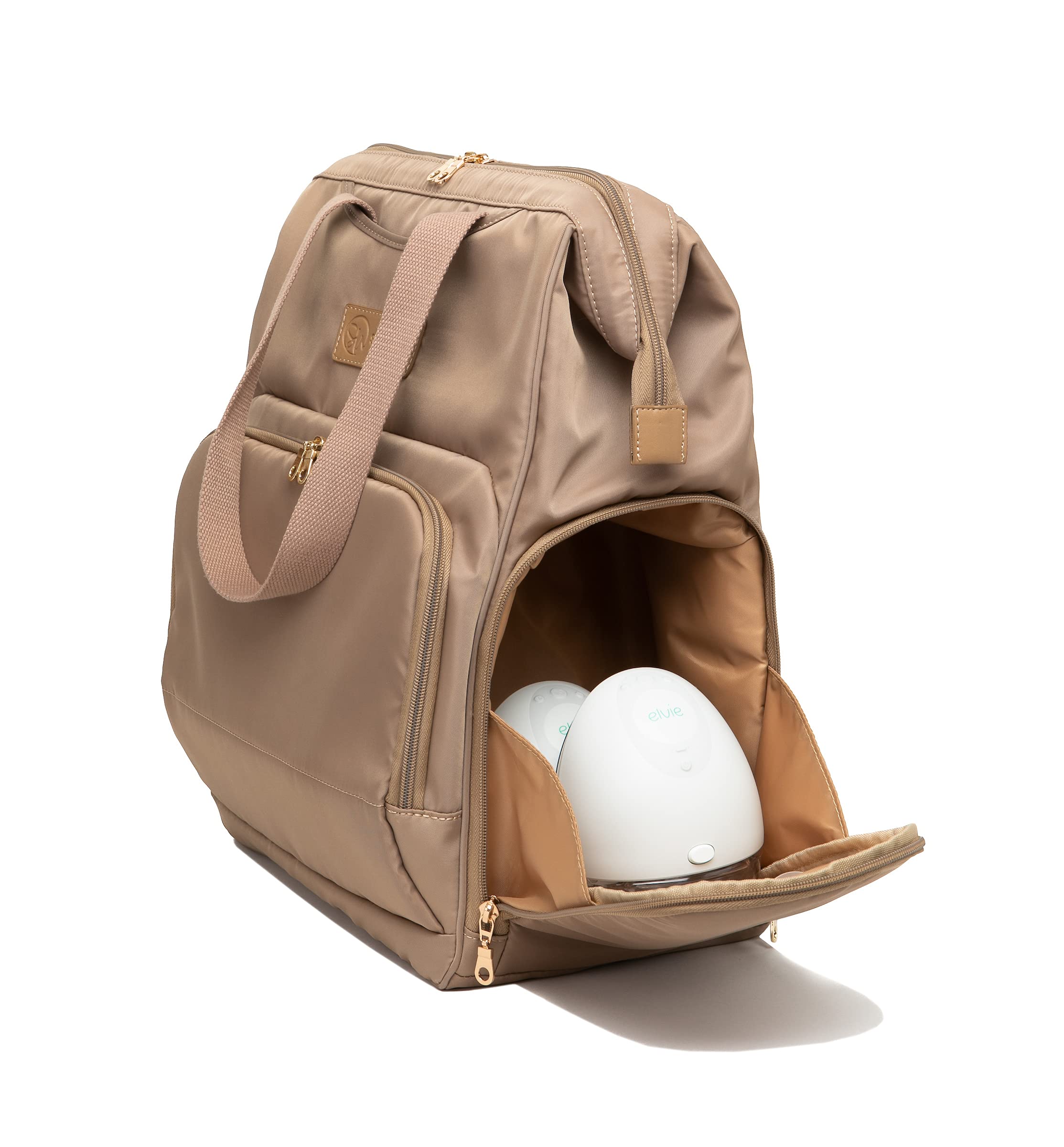 Sarah Wells Norah Breast Pump Backpack (Latte)