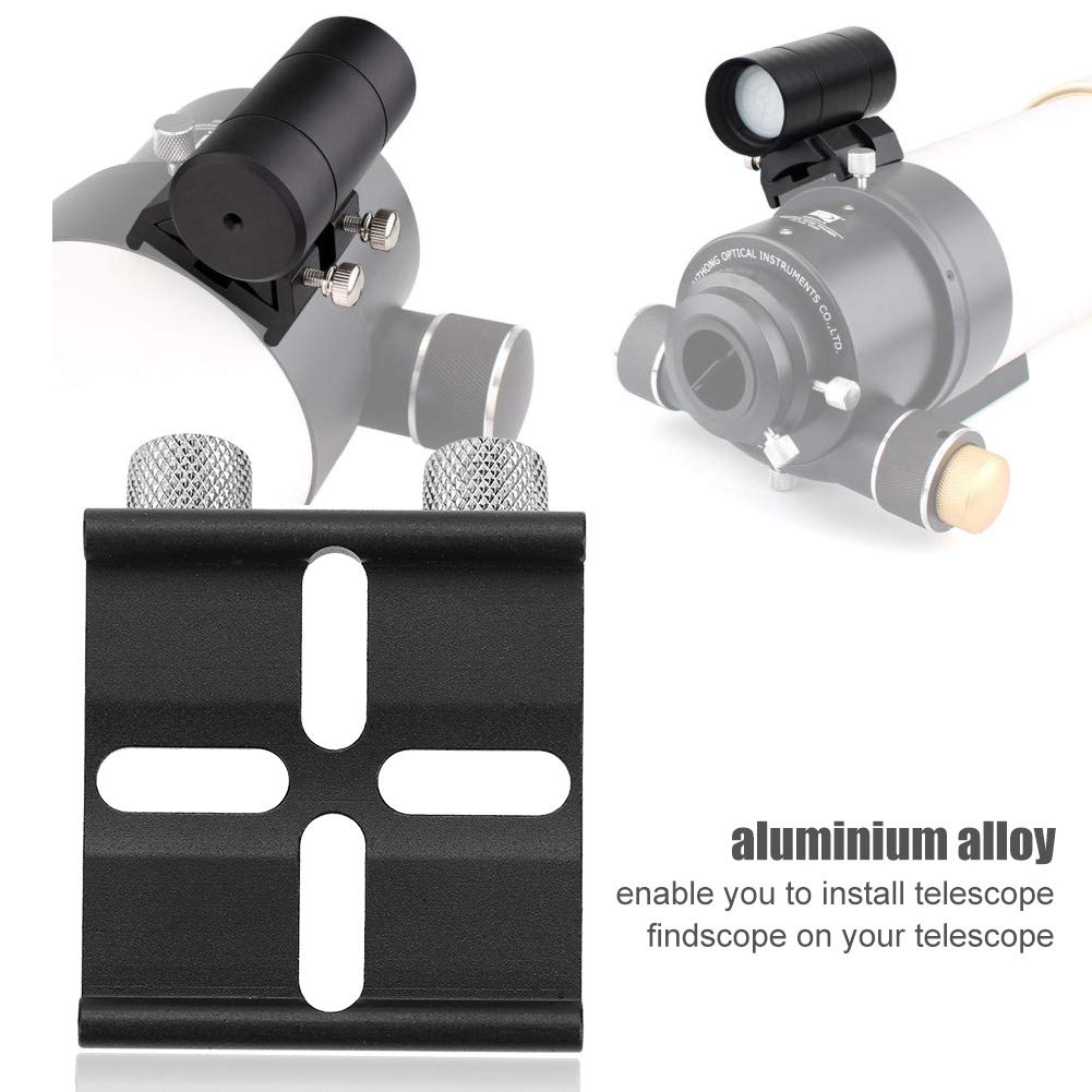 Dovetail Base for Finder Scope, Telescope Finderscope Mount Dovetail Slot Plate Screw Accessory for Celestron C8/C8HD/C925/C11HD, SKYRVER 80ED/102ED/130APO, SKYRVER 100ED