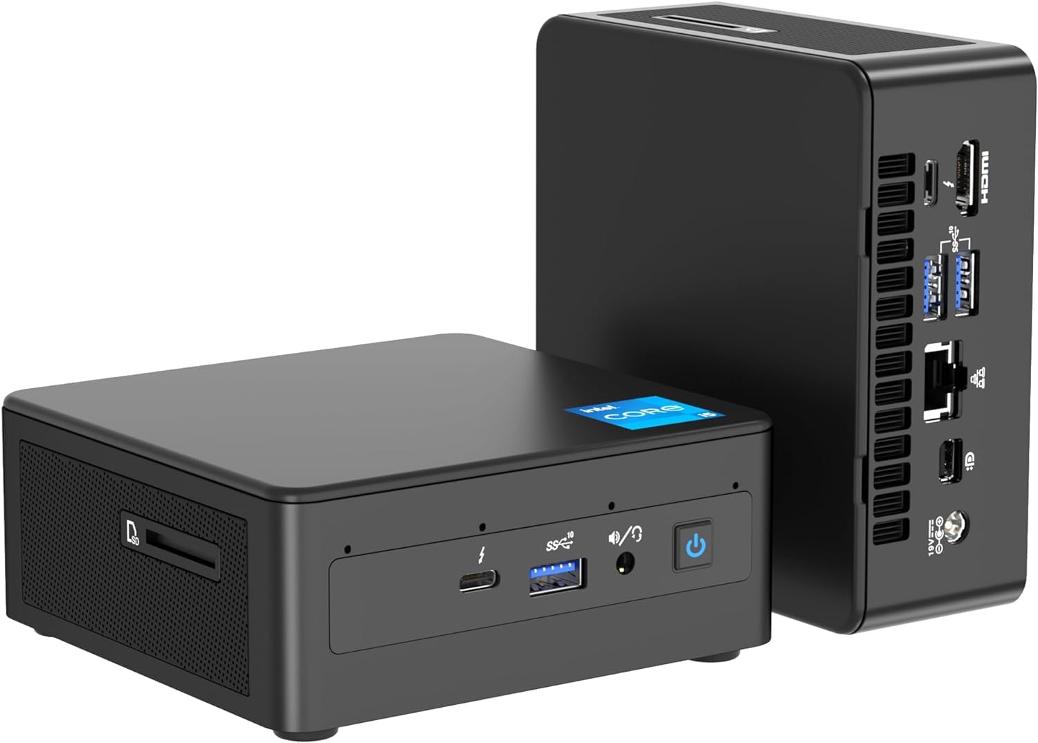 Intel NUC 11, NUC11PAHi5 Canyon Mini PC Desktop, Win 10 Pro Mini Computer, Core i5-1135G7 Processor, 4Core,8MB Cache, 28W Iris Xe Graphics, WiFi6, Thunderbolt 3 (16GB RAM+512GB PCIe SSD)