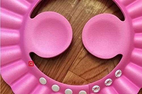 URToys 3pcs Soft Adjustable Shampoo Bath Bathing Shower Cap Hat Wash Hair Shield Hat for Baby Kids Children Hair Cutting Protect