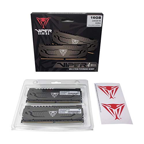 Patriot Memory Viper Steel DDR4 16GB (2 x 8GB) 4133MHz Performance Memory Kit - PVS416G413C9K