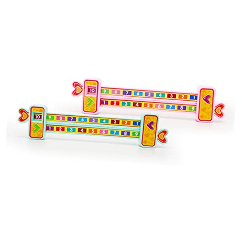 Ciieeo 3PCS Wooden Toys Wooden Puzzles Puzzles Puzzles Numbers Matching Toy Montessori Math Toy Early Educational Stationery Cartoon Teaching aids Material Ruler