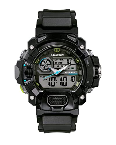 Armitron Sport Men's Analog-Digital Chronograph Resin Strap Watch, 20/5477