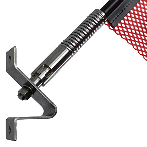 Oversize Warning Products - Quickmount Flag and Bracket - Made in USA - Warning & Safety flag for Truck, Trailer and Pilot Cars (Red, 2 Pack)