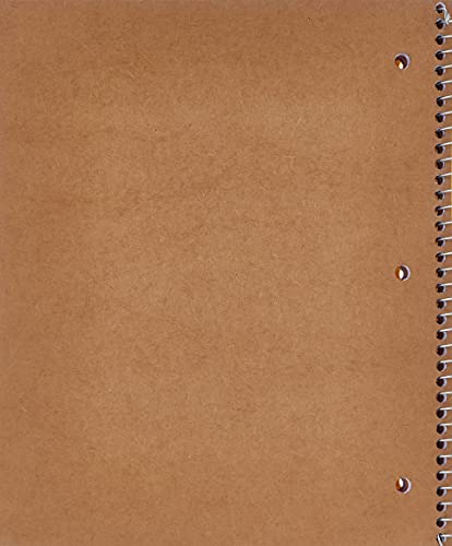 Five Star Spiral Notebooks, 5 Subject, College Ruled Paper, 200 Sheets, 11" x 8-1/2", Teal, Yellow, 2 Pack (73509)