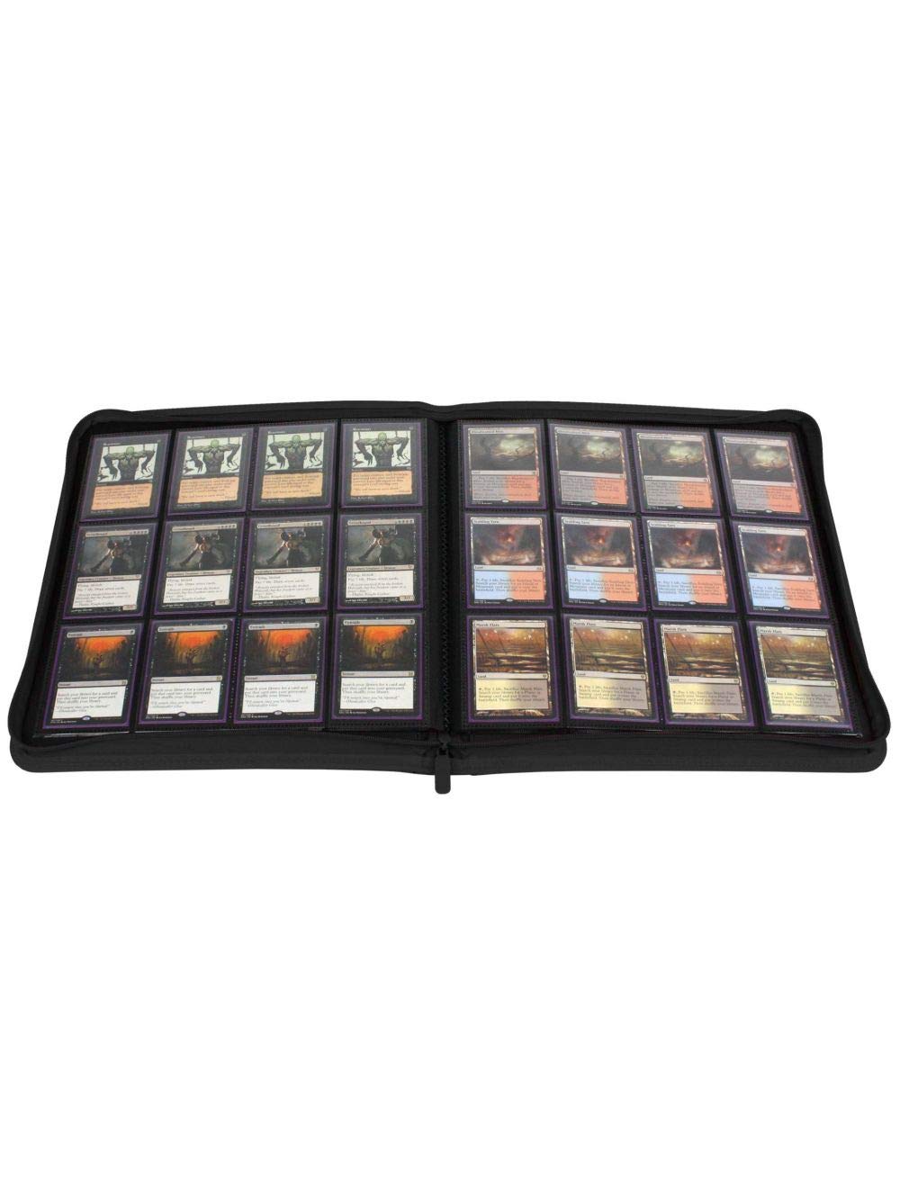 BCW Gaming 12-Pocket Z-Folio LX Trading Card Albums, Black