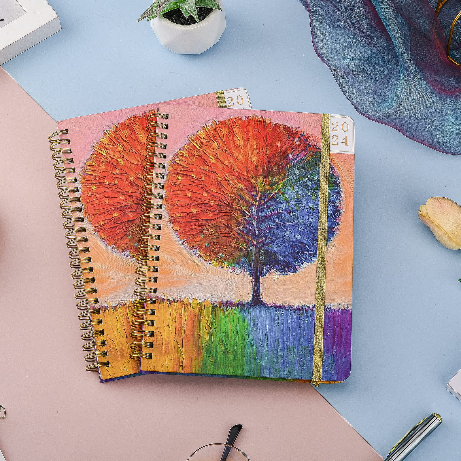 2024 Planner - Academic Weekly & Monthly Planner 2024 with Monthly Tabs, Daily Planner Yearly Agenda Calendar Organizer, Jan 2024-Dec 2024, 6.3" x 8.5"
