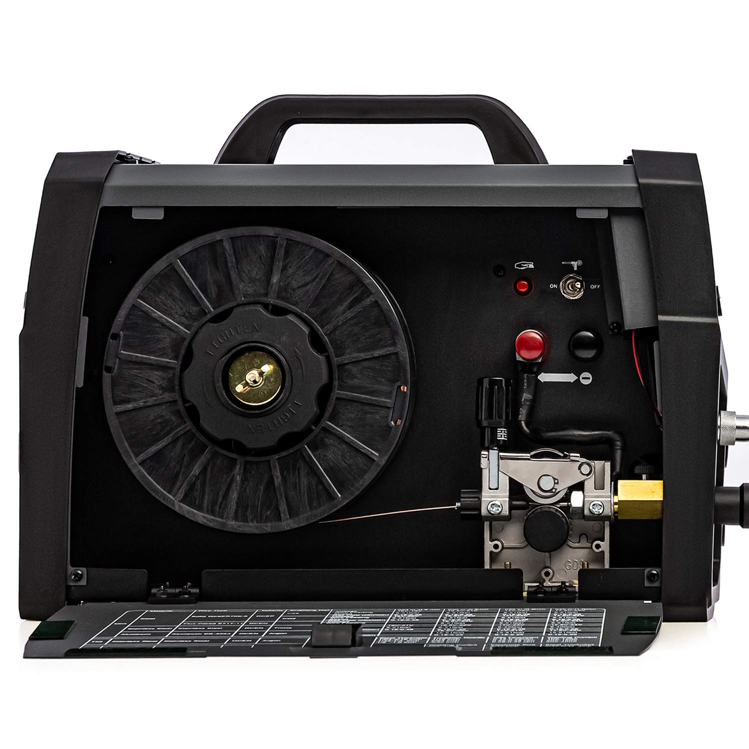 Amico MIG-160, Multi-function 160-Amp MIG/Flux/TIG/Stick Arc DC Inverter Welder, Spool gun weld aluminum SPG15180