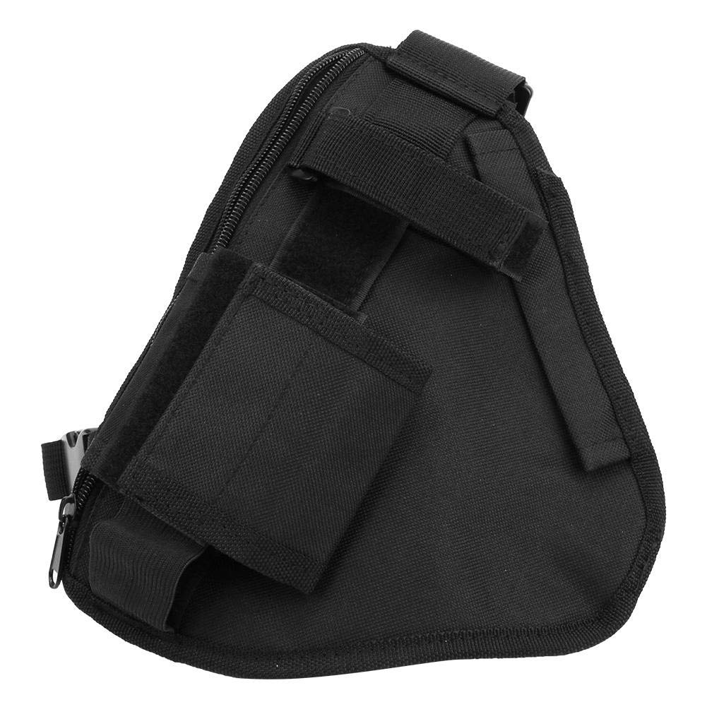 VBESTLIFE Radio Holster, Walkie Talkie Holster Universal Hands- Front Pack Pouch Radio Holster with Nylon Strap for Two Way Radio Walkie Talkie