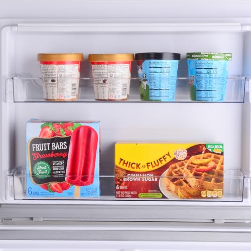 Kenmore 33 in. 20.4 cu. ft Capacity Refrigerator/Freezer with Full-Width Adjustable Glass Shelving, Humidity Control Crispers, Ice Maker, ENERGY STAR Certified, Fingerprint Resistant Stainless Steel