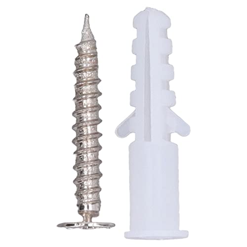 Advertising Nails Hardware, Stainless Steel Standoff Screws Stable Trimming Indoor Outdoor 1x1in with Anchor for Displaying