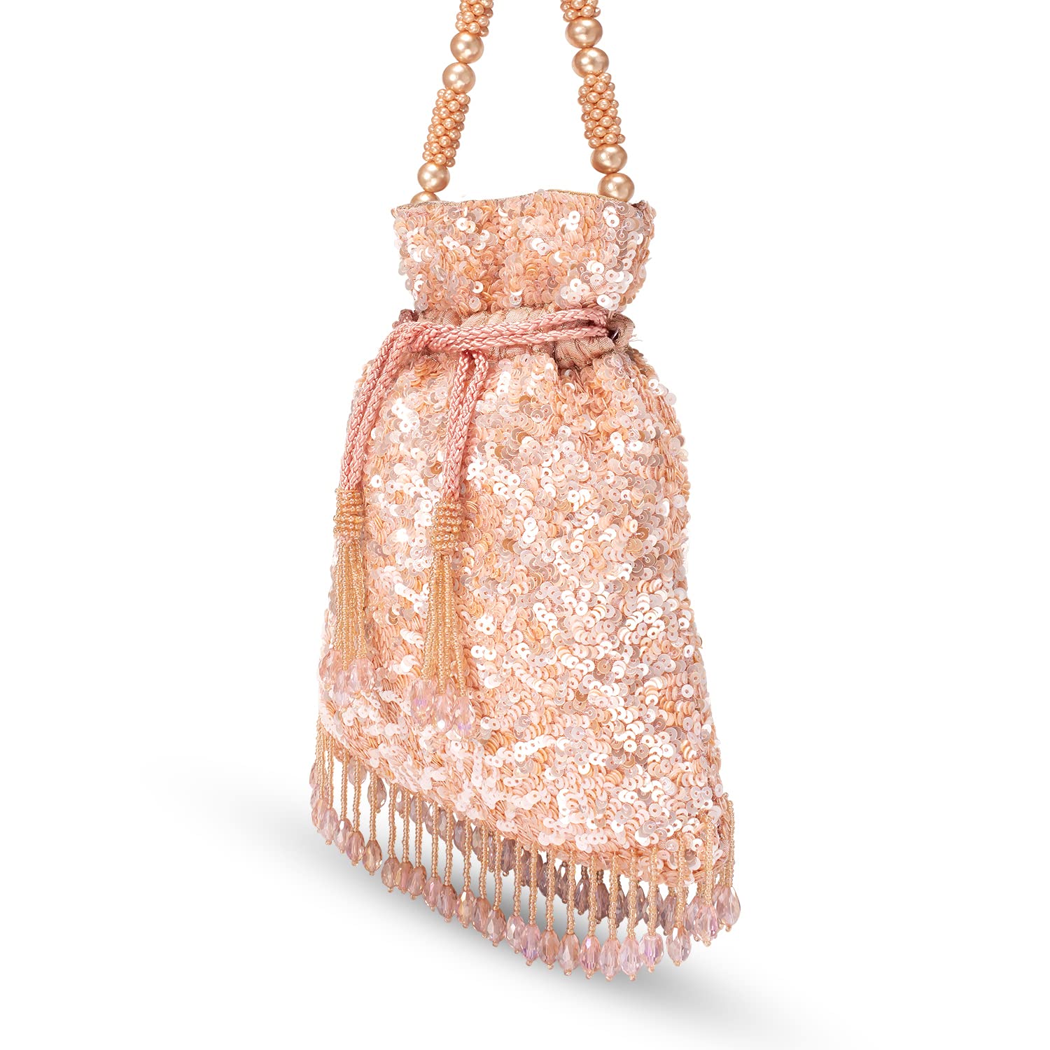 Aheli Indian Potli Bags for Women Evening Bag Clutch Ethnic Bride Purse with Drawstring (P15PCH)