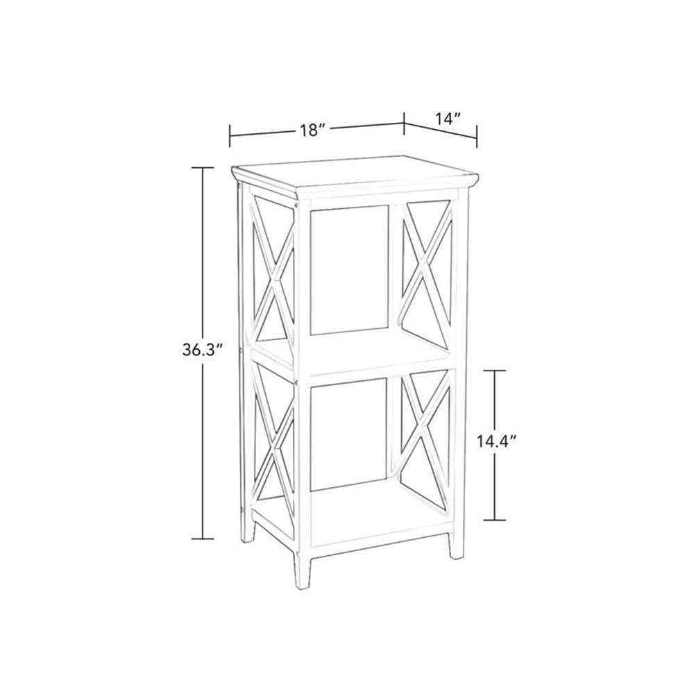 RiverRidge La Crosse 36" Bathroom Storage Tower Shelving