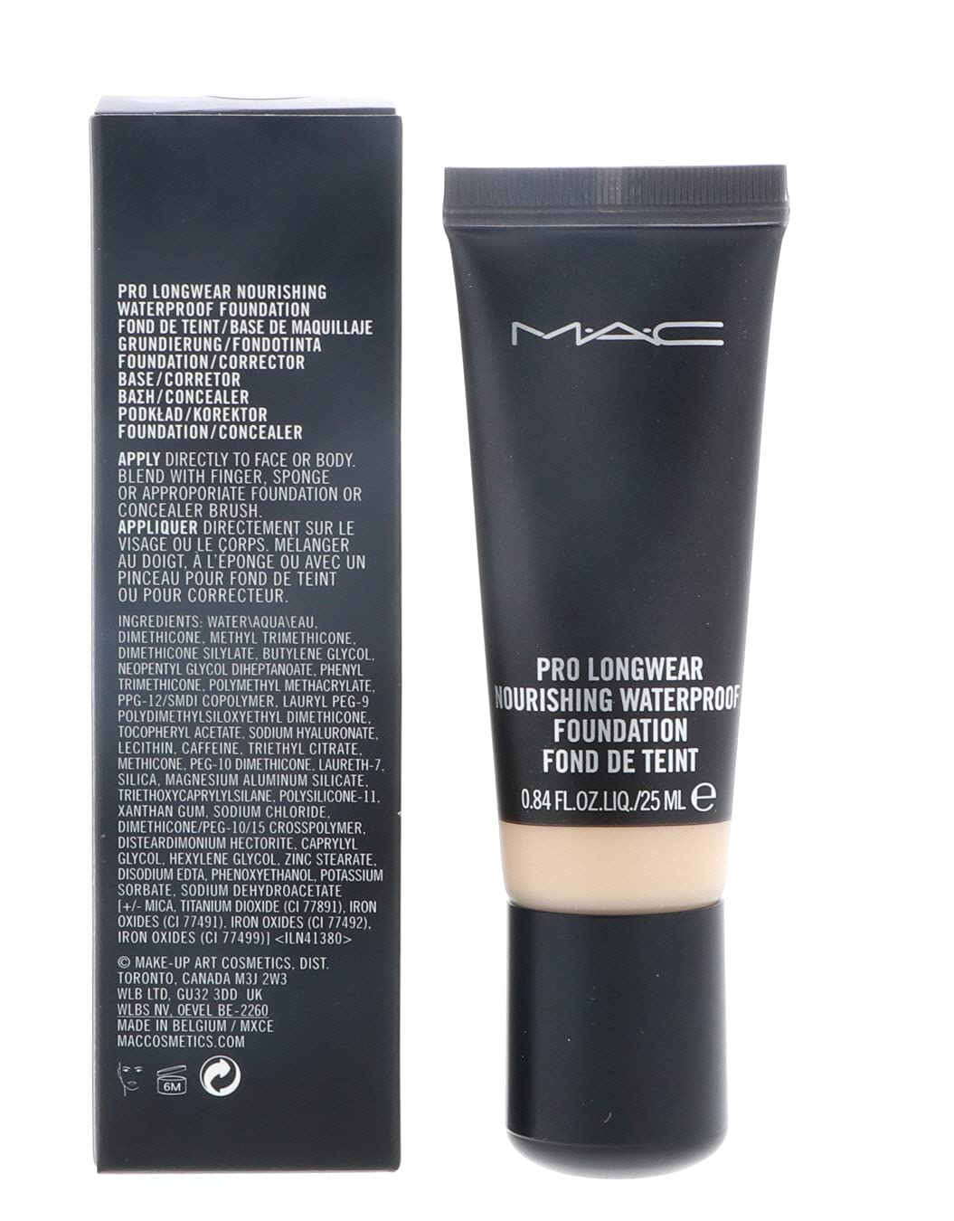 M.A.C Pro Longwear Nourishing Waterproof Foundation NC25,0.85 Fl Oz (Pack of 1)