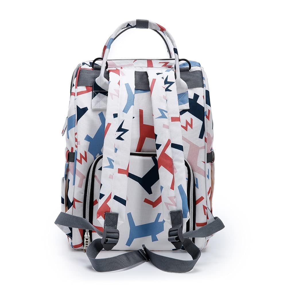 UARERISE Diaper Bag Backpack,Maternity Mummy Travel Backpack,Baby Care Nappy Bag Large capacity and Multifunction (Style 4)