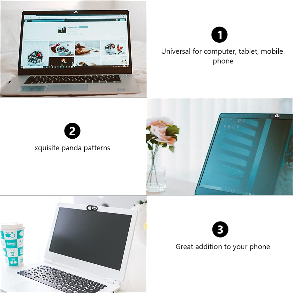 SOLUSTRE Webcam Privacy Shield 6PCS Cover Laptop Lens Cap Laptop Slide Blocker Webcam Cover Slider Webcam Cover Slide for Tablet Privacy Webcam Covers Peeping