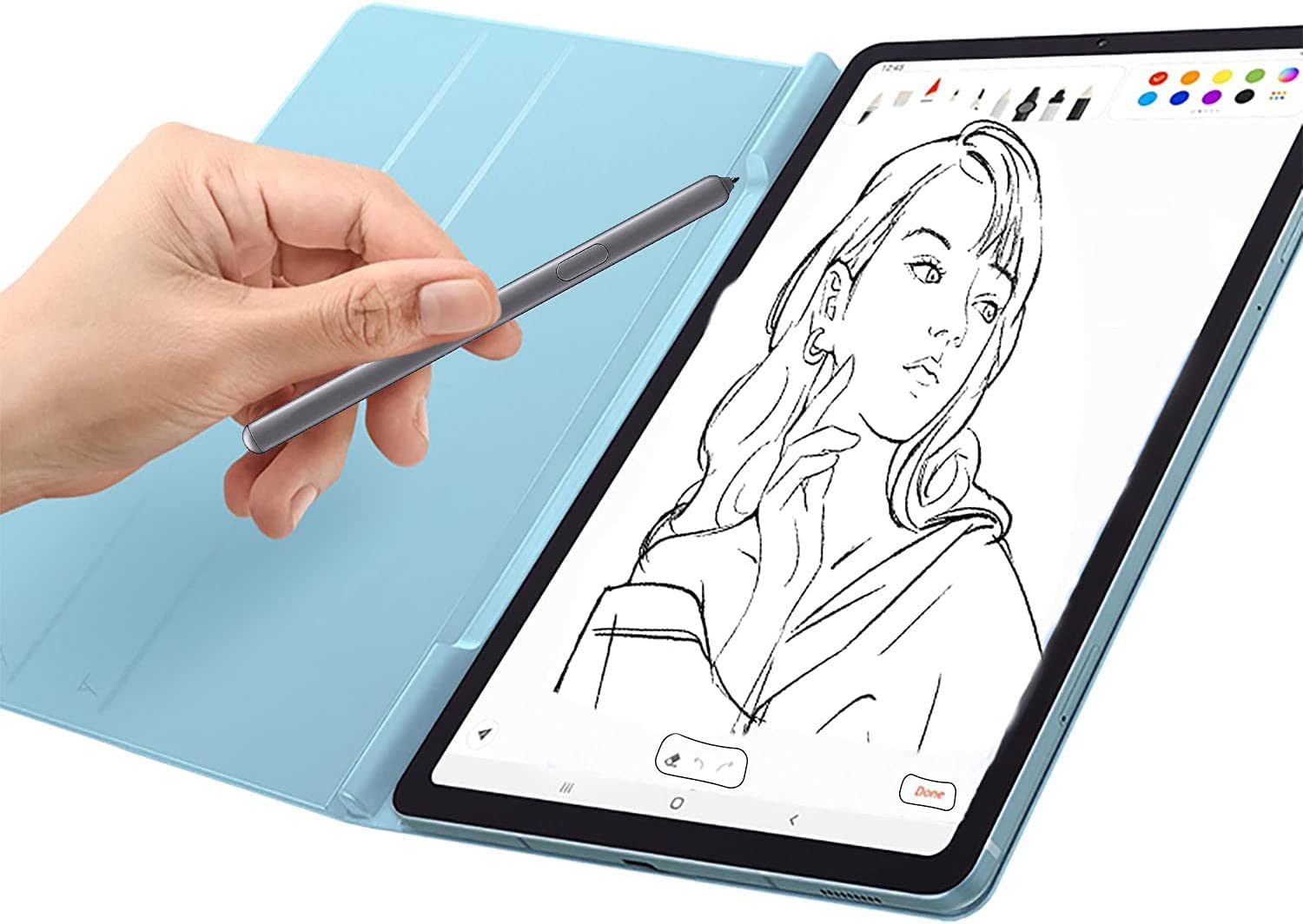 Galaxy Tab S6 Stylus Pen Replacement for Samsung Galaxy Tab S6 SM-T860 T860 T865 T867 Stylus Touch S Pen withoutBluetooth(Mountain Gray)