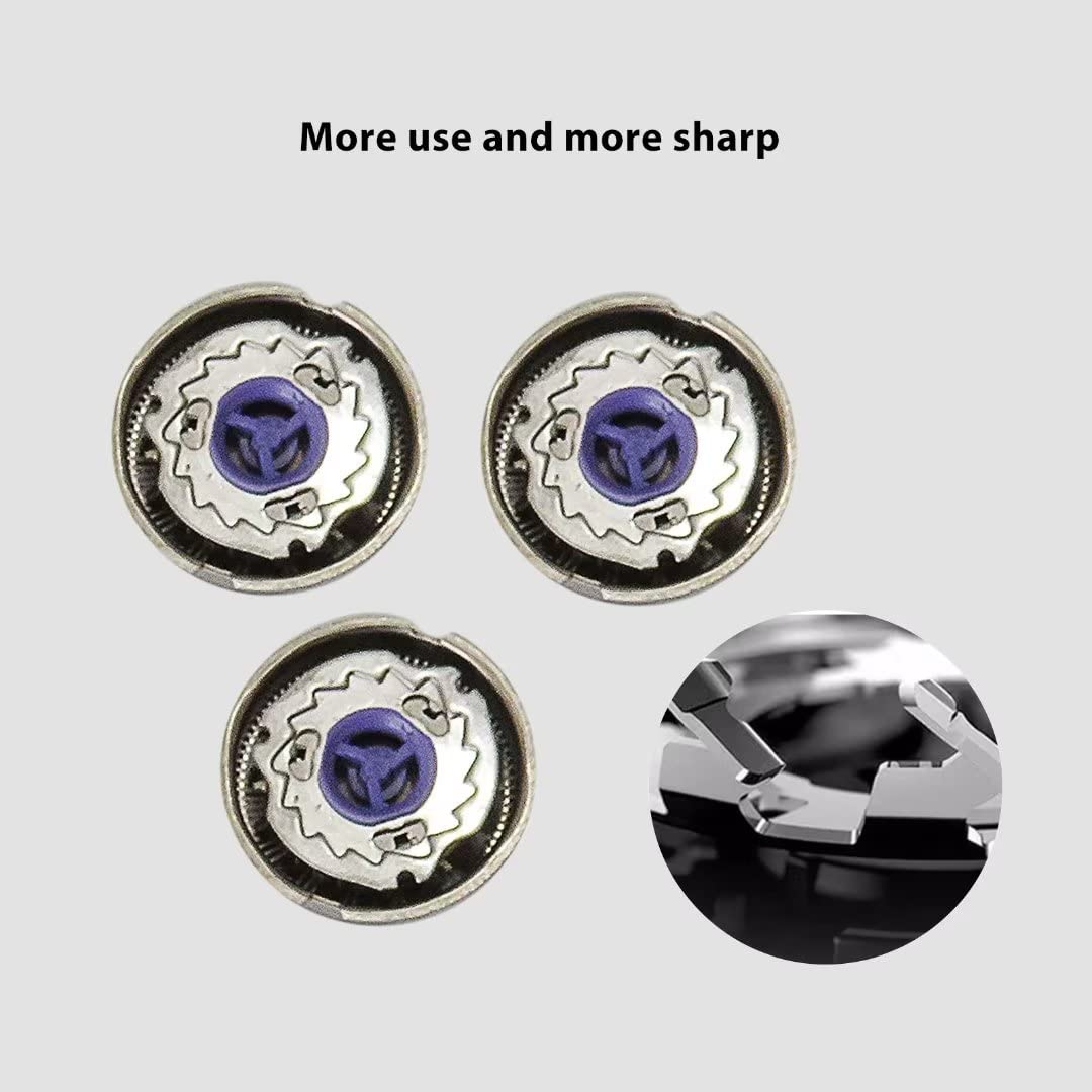 Super-sharp 3 pcs Replacement Shaver Head Shaver Blade for Philips Norelco Hq56 Hq55 Plus Hq4 Hq3 6948XL