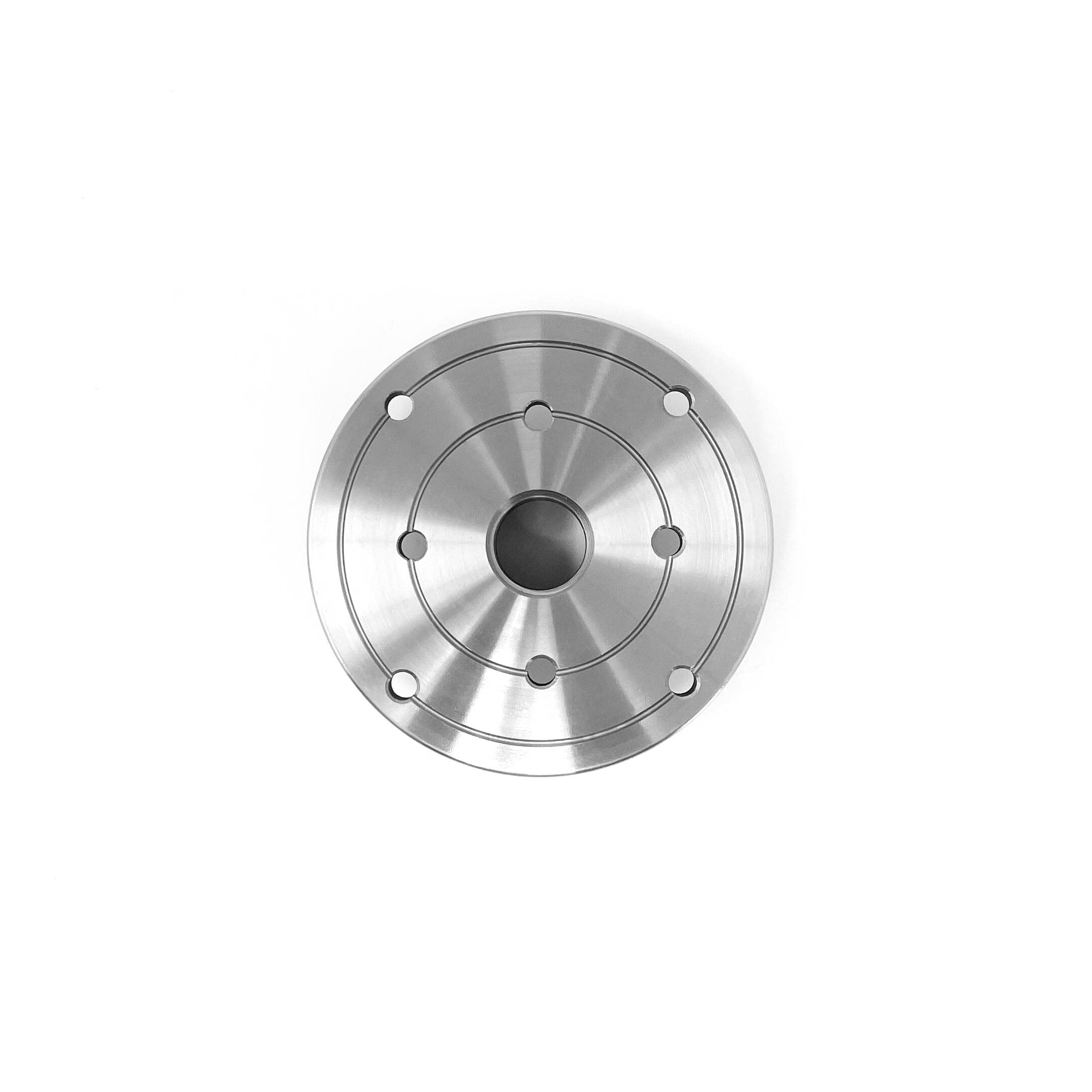 4" Steel Wood Lathe Face Plate, 7/8" x 14 tpi Threaded (for Beaver Rockwell lathes, etc)