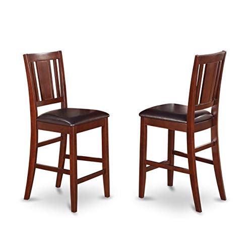 EAST WEST FURNITURE 5 PC counter height Dining room set-pub Table and 4 Kitchen bar stool