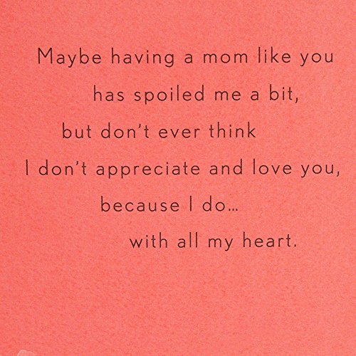 Hallmark Birthday Card, Valentines Day, Love Card for Mom (Watercolor Hearts)