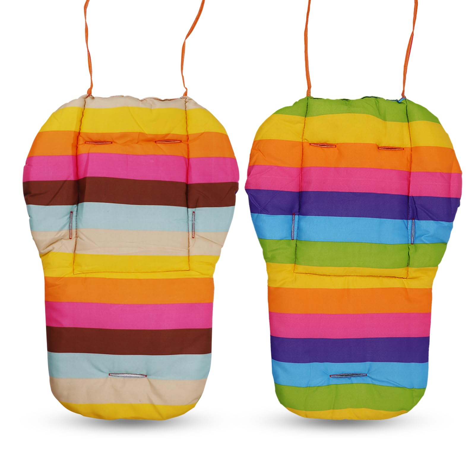 High Chair Pad, High Chair Cushion/seat Cushion/Breathable Pad/seat Pad,Soft and Comfortable, Light and Breathable, Cute Patterns,Make The Baby Sit More Comfortable(Rainbow Stripes)