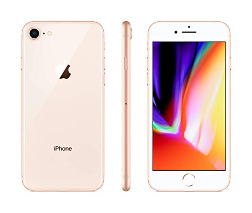 Apple iPhone 8 (256GB, Gold) [Locked] + Carrier Subscription