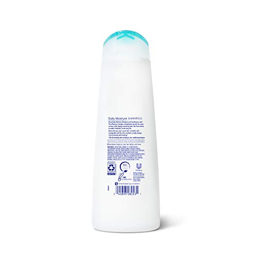 Dove Nutritive Solutions Moisturizing Shampoo for Normal to Dry Hair Daily Moisture Formulated with Pro-Moisture Complex for Manageable and Silky Hair, 12 Oz, Pack of 2