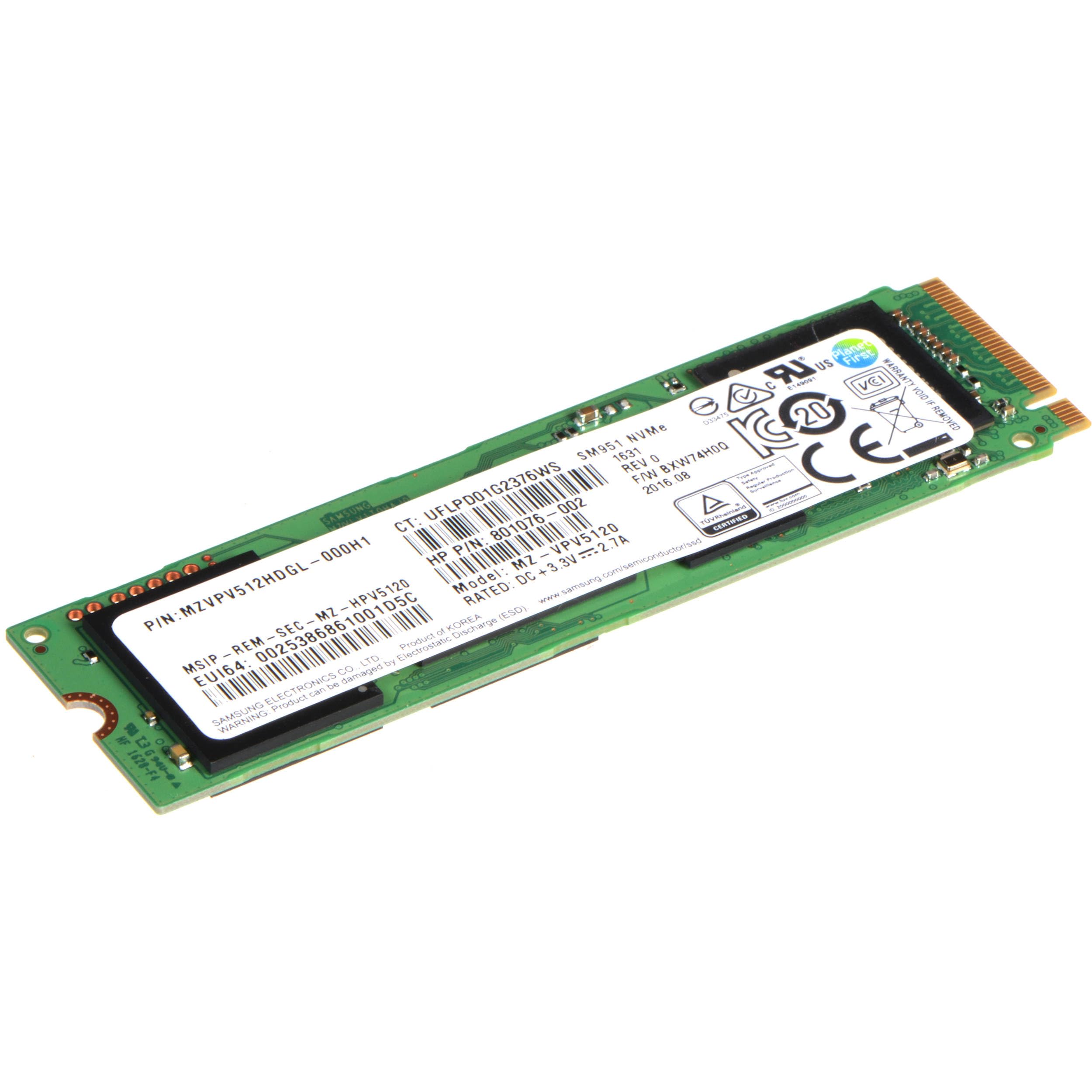 Lenovo Memory SSD 512GB M.2 PCIe3x4, 00UP440