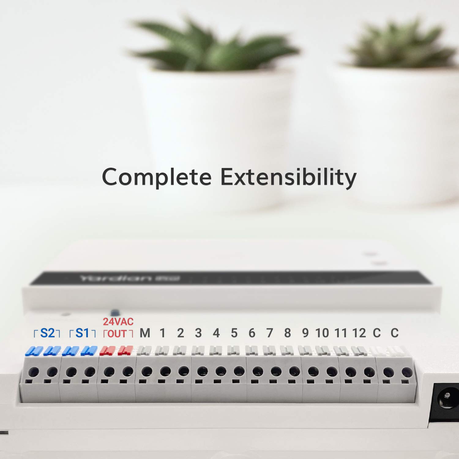 Aeon Matrix Yardian Pro Smart Sprinkler Controller 6 Zone - Control Buttons, Apple HomeKit, Alexa, Google Assistant and Home Assistant Compatible, Enhanced Wi-Fi, RJ45, Level VI Worldwide Power Supply
