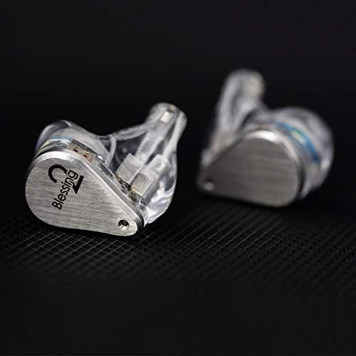 Moondrop Blessing2 1DD 4BA Hybrid Technology in-Ear Monitor Earphone Silver
