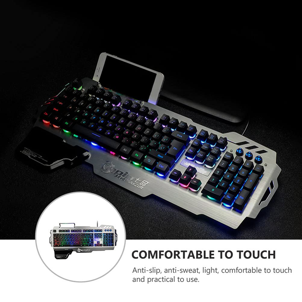 SOLUSTRE Gaming backlit keyboard wireless keyboards Laptop Keyboard keybar Laptop Accessory Notebook Keyboard desktop keyboard keybord wireless keyboard for laptop Metal Accessories abs