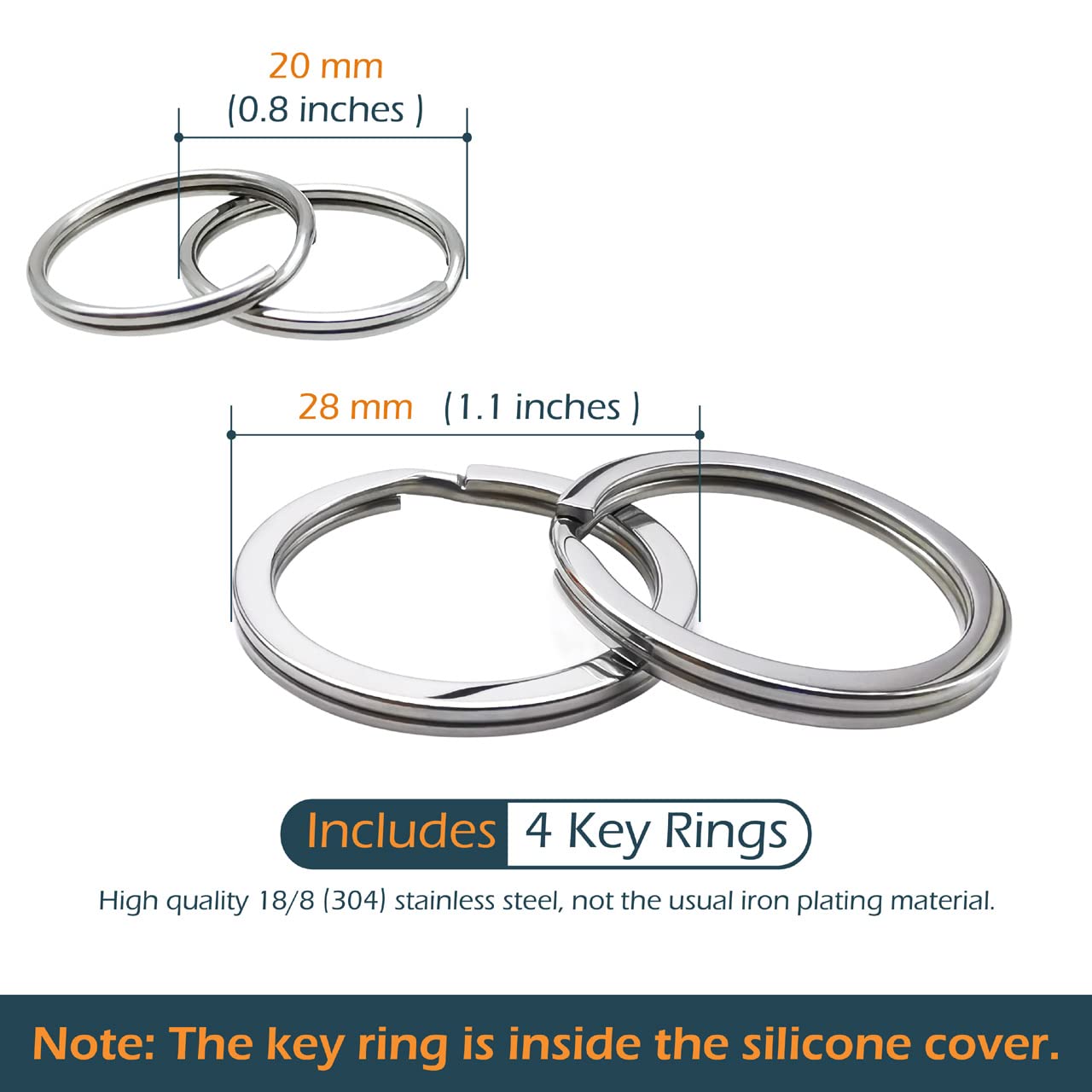 2Pcs Silicone 4 Buttons Key Fob Cover Remote Case Keyless Protector Compatible with Ford C-Max Escape Expedition Flex Focus Fusion Mustang Taurus Transit Connect Lincoln Town Car Mercury Mariner Milan