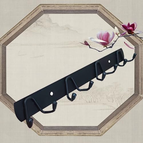 AOLZUNK Wall Mounted Coat Rack, Stainless Steel Coat Hooks Wall Hooks Coat Hangers for Wall, Hat, Key, Coat, Scarf, Bag, Towel