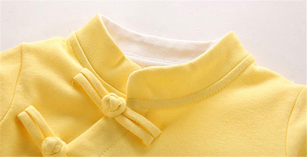 Mud Kingdom Cute Baby Boys Jumpsuit Traditional Style Chinese New Year Red 6 Months